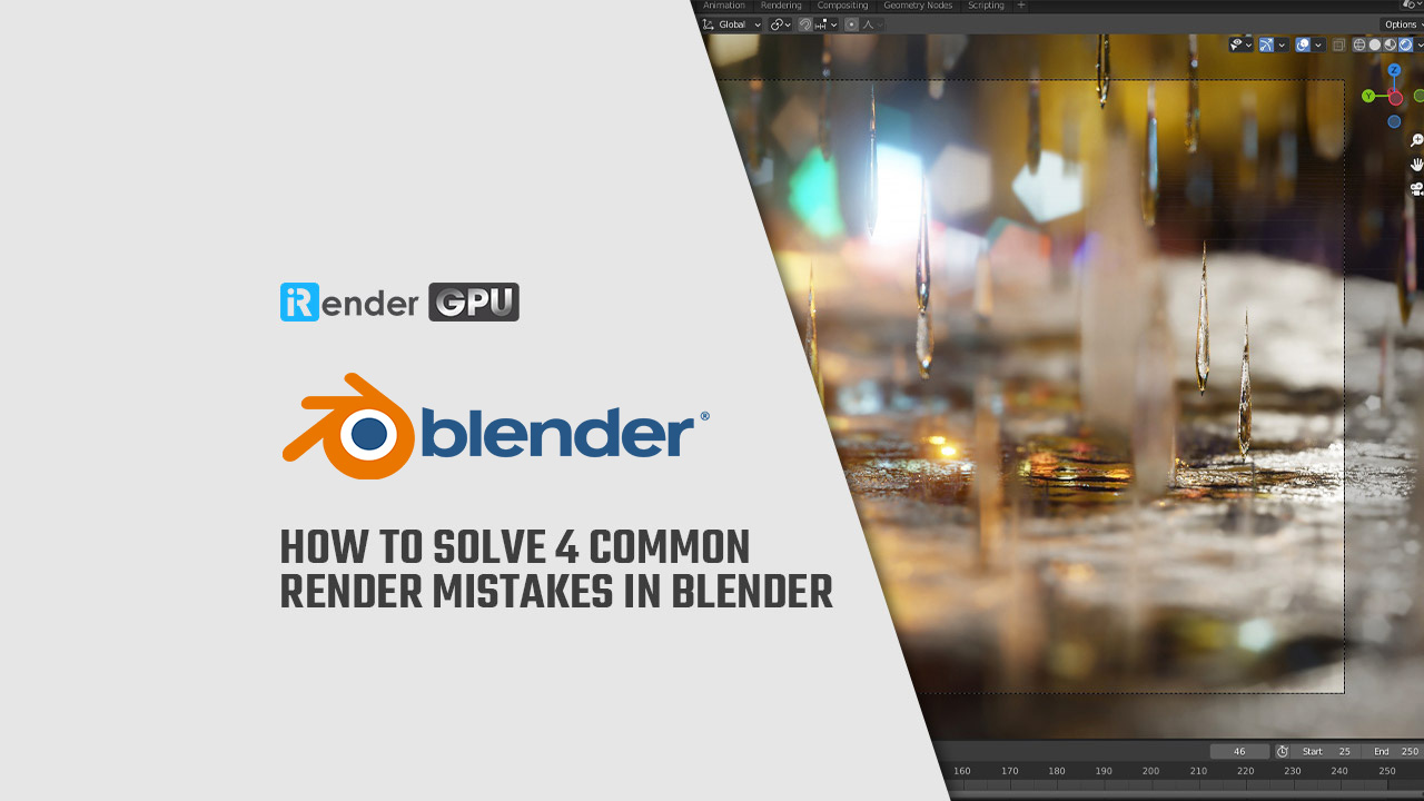 How To Solve 4 Common Render Mistakes In Blender IRender