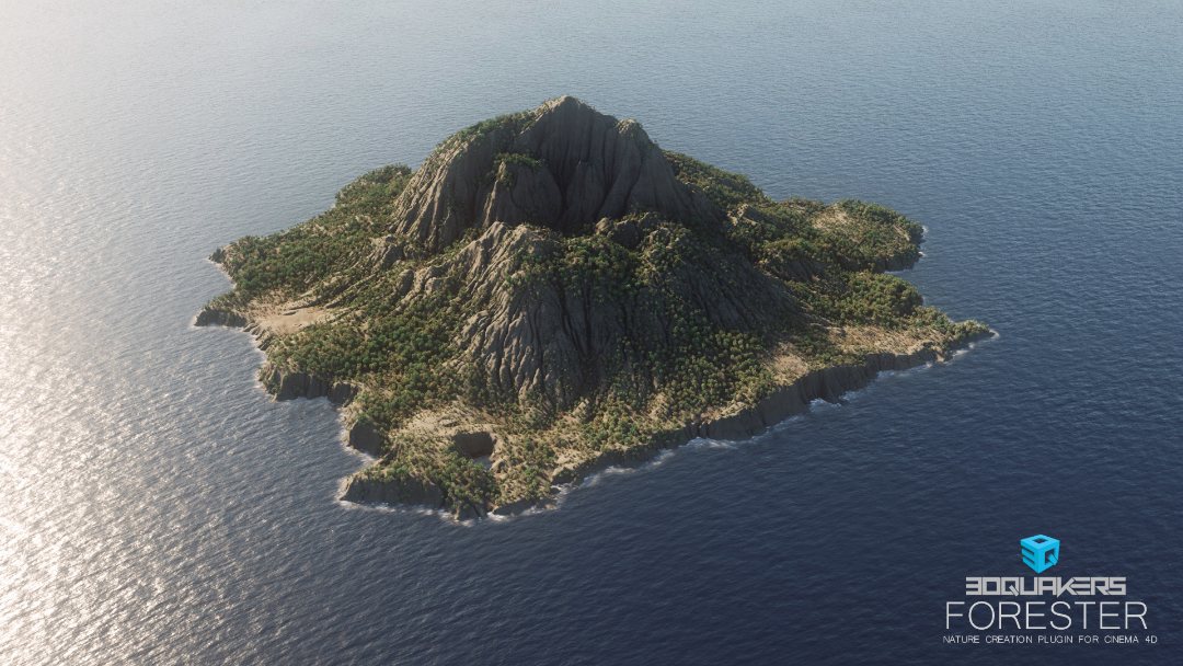 Quick introduction to Forester: a nature creation plugin for Cinema 4D