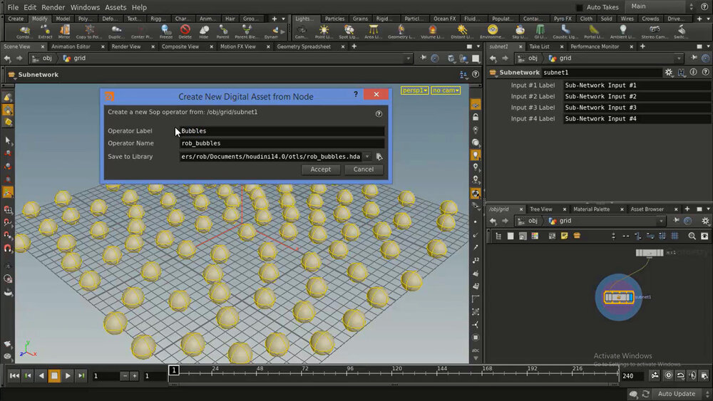Introduction to Houdini Digital Asset (HDA) | Houdini Cloud Rendering