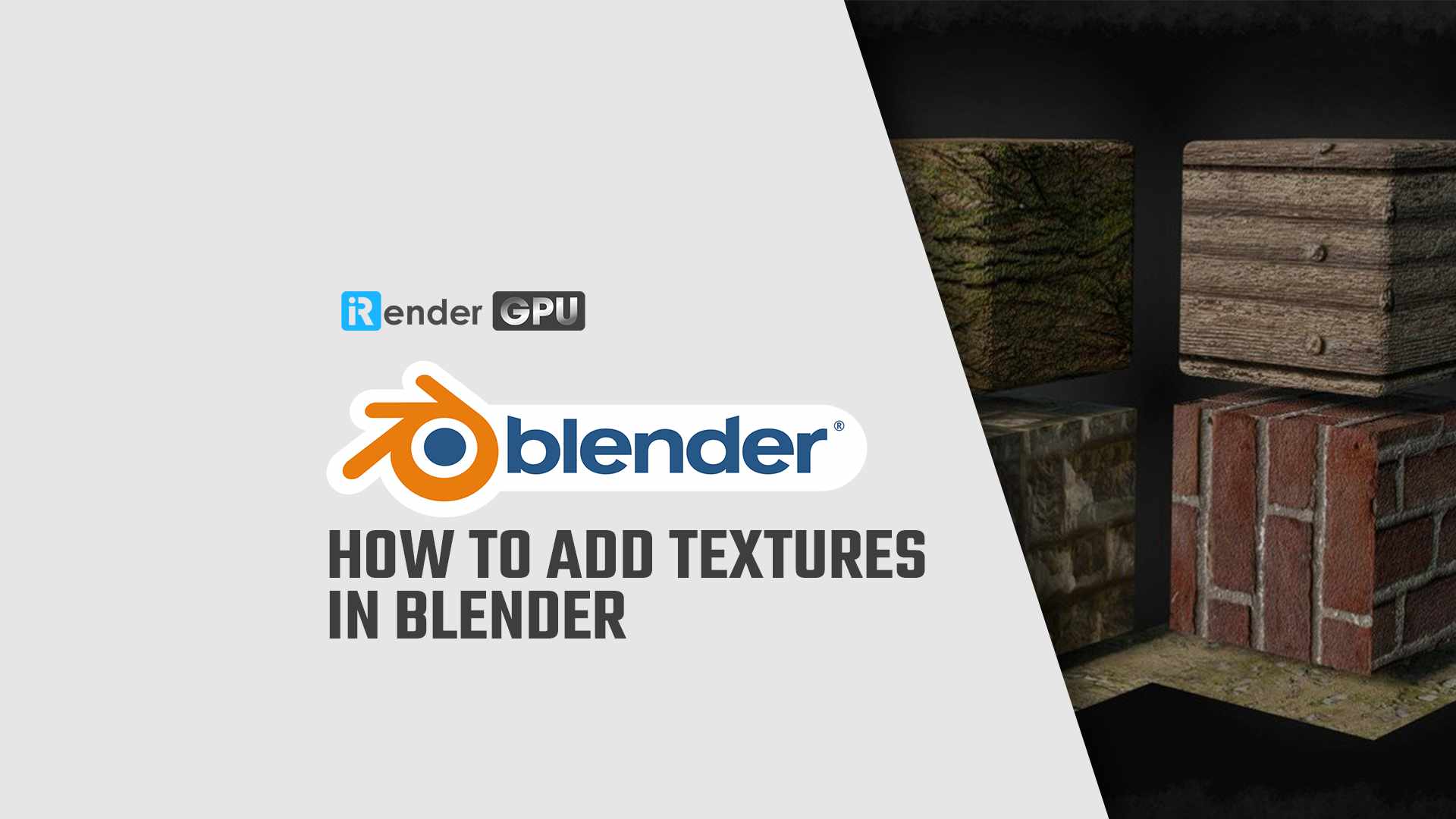 How To Add Textures In Blender Blender Rendering
