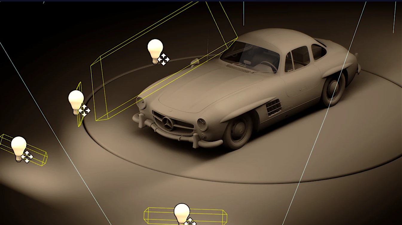 How to set up automotive studio lighting in Unreal Engine (Part 1 ...