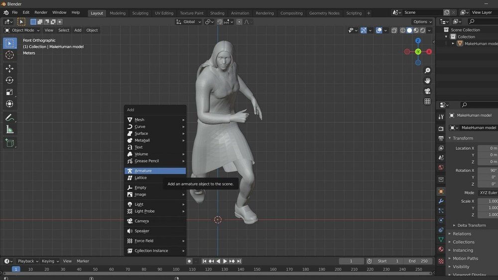 Administra iling Utilizare How To Import In Blender From Makehuman 