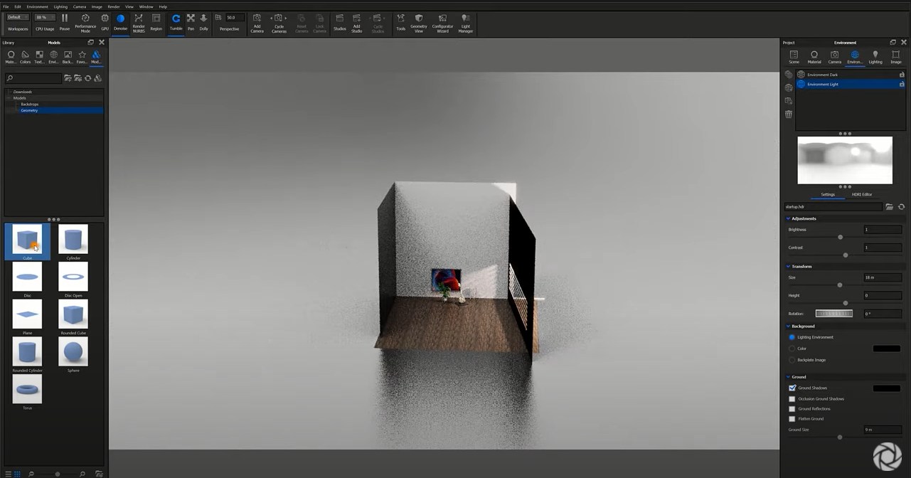 How to Create Floating Dust in KeyShot | KeyShot Cloud Rendering