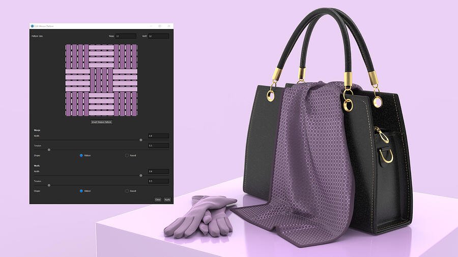 How to Create Custom Weave Patterns with Keyshot Realcloth