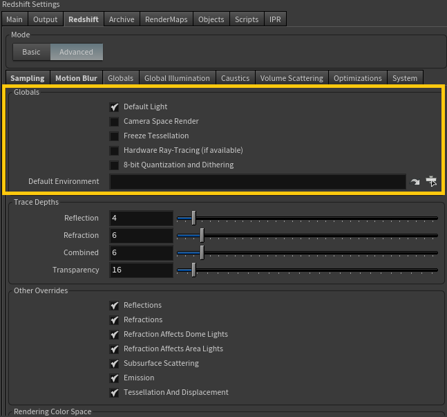 A Guide To Redshift Globals Advanced Render Settings IRender