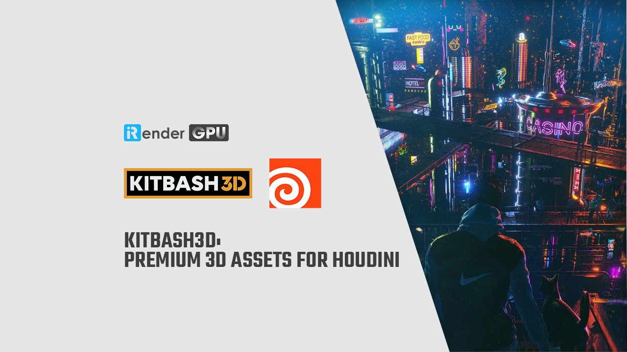 KitBash3D: Premium 3D assets for Houdini | Houdini Cloud Rendering