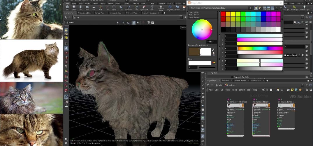 How To Groom Hair And Fur In Houdini 19 | iRender Cloud Render farm