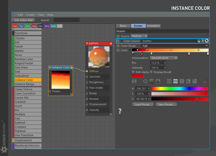 How to use Standard C4D Particles with Octane | iRender