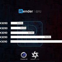 Render faster with super 8 x RTX 3090 package for Octane-Redshift