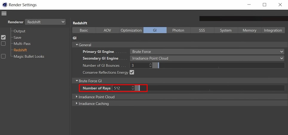 Learning basic render settings on Redshift for Cinema 4D