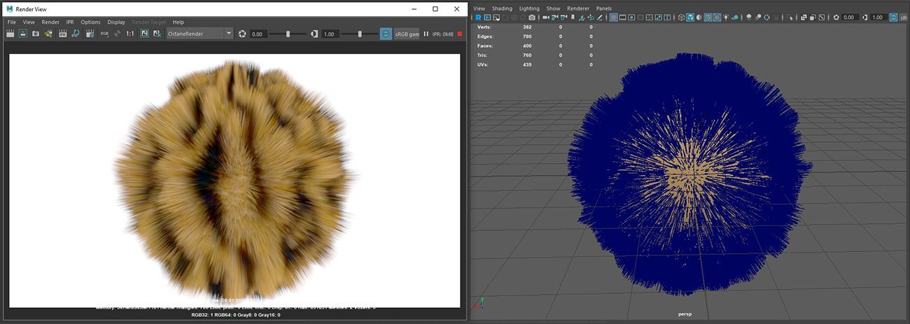 Working with hair and fur on Octane for Maya | Octane Render Farm