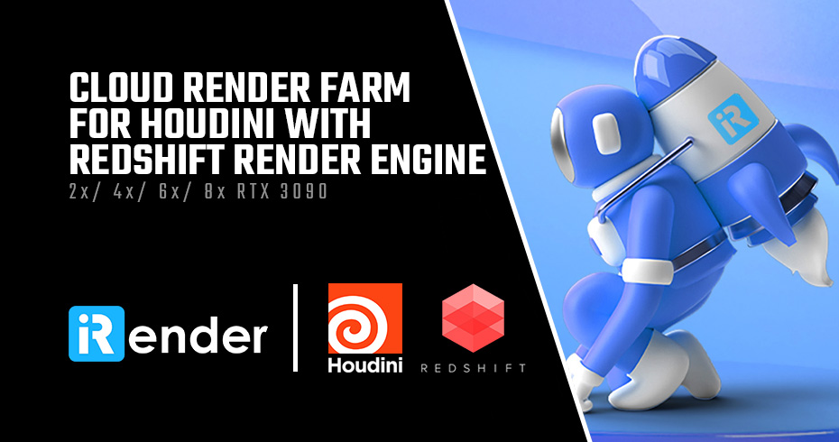 Houdini & Redshift Render Farm | Houdini Cloud Rendering | iRender