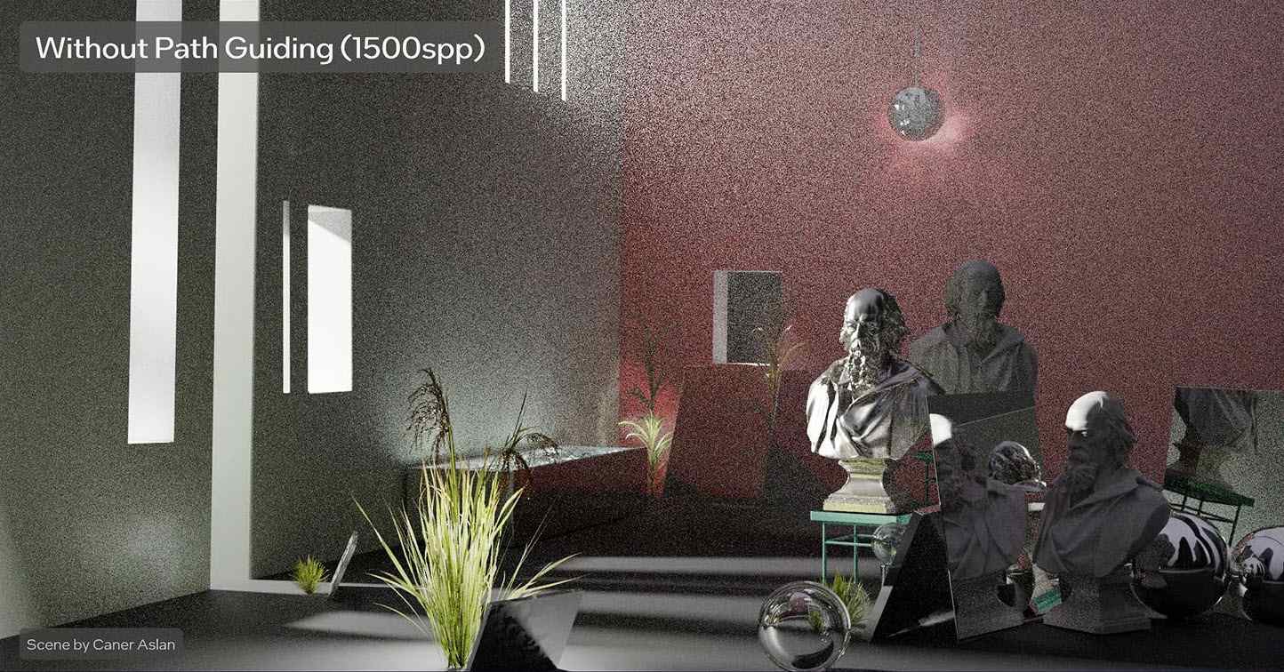 Speed up rendering with path guiding in Cycles for Blender 3.4