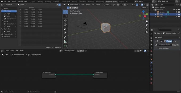 Exploring Geometry Nodes in Blender 3.4 with iRender | Blender Render farm