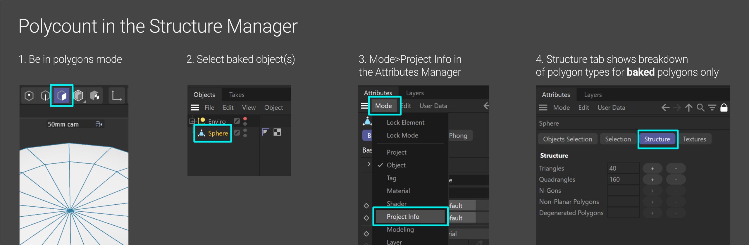 The relationship between Polygons and Memory in C4D and Octane