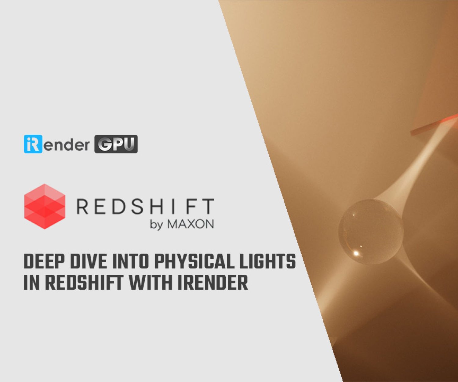 Learning basic render settings on Redshift for Cinema 4D