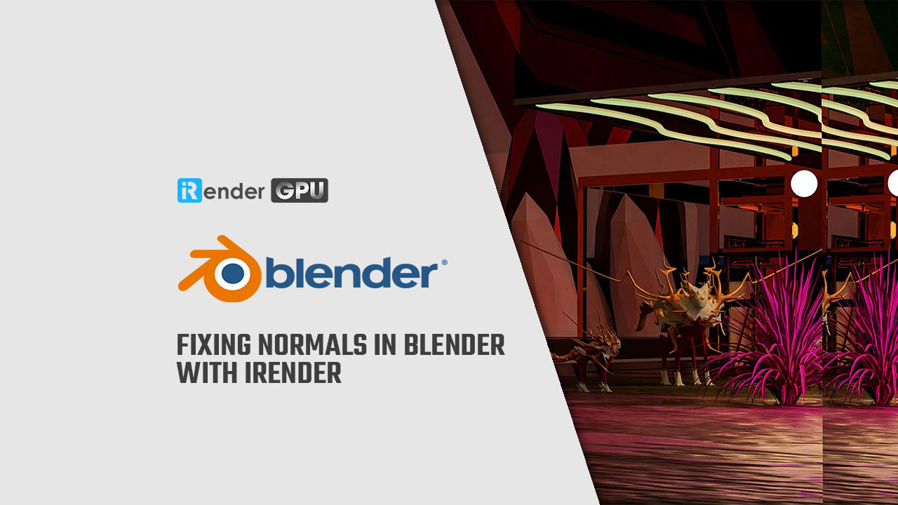 Fixing Normals in Blender with iRender | Blender Render farm