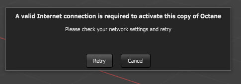 How to troubleshoot Octane error 'a valid internet connection is required to activate' | Octane ...
