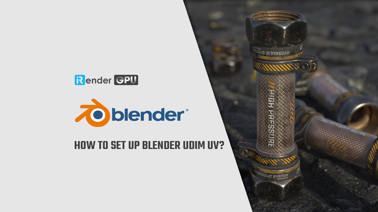 How to set up Blender UDIM UV? | Blender Render farm
