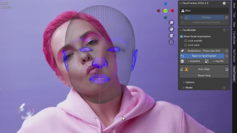 FaceTracker for Blender: Get easy access to professional face tracking ...