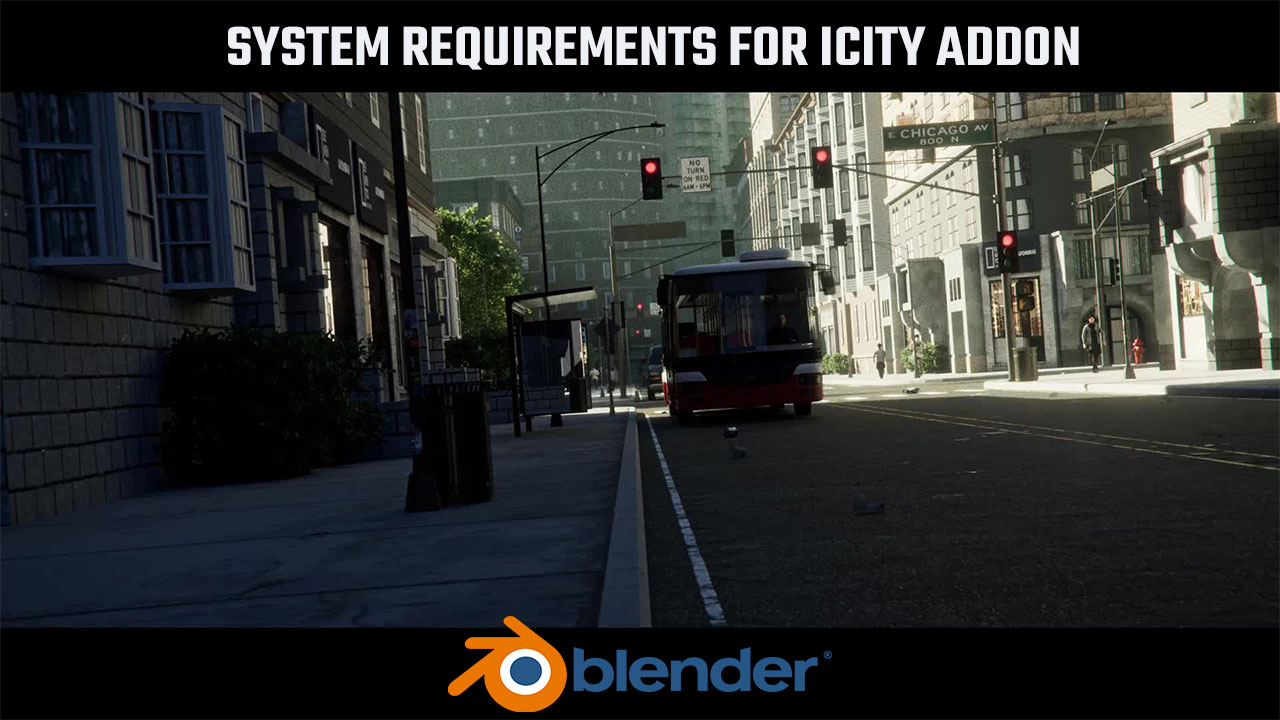 iCity Addon - Procedural City Modelling in Blender | Blender Render farm