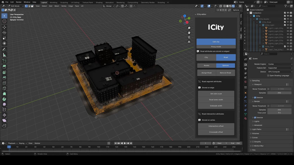 iCity Addon - Procedural City Modelling in Blender | Blender Render farm iCity Addon - Procedural City Modelling in Blender | Blender Render farm