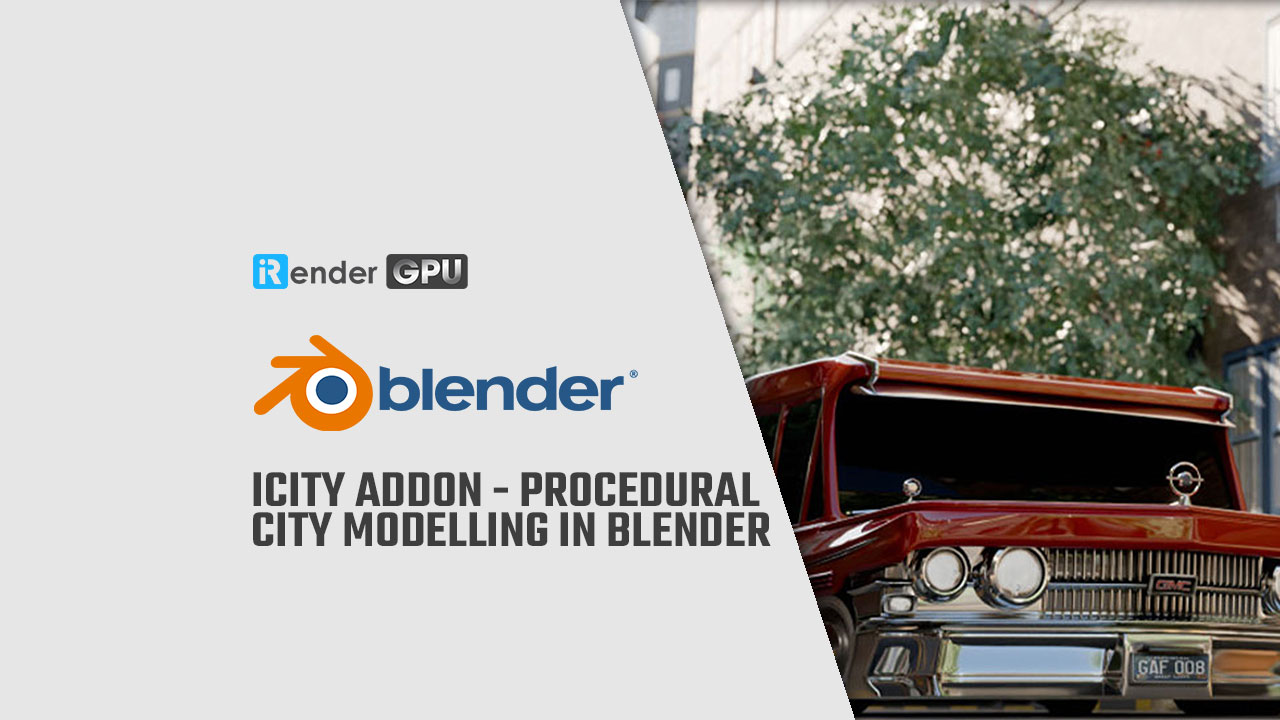 iCity Addon - Procedural City Modelling in Blender | Blender Render farm