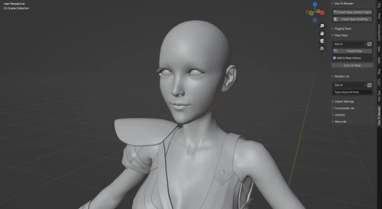 Step-by-step Guide To Making 3D Hair with Daz Studio and Blender
