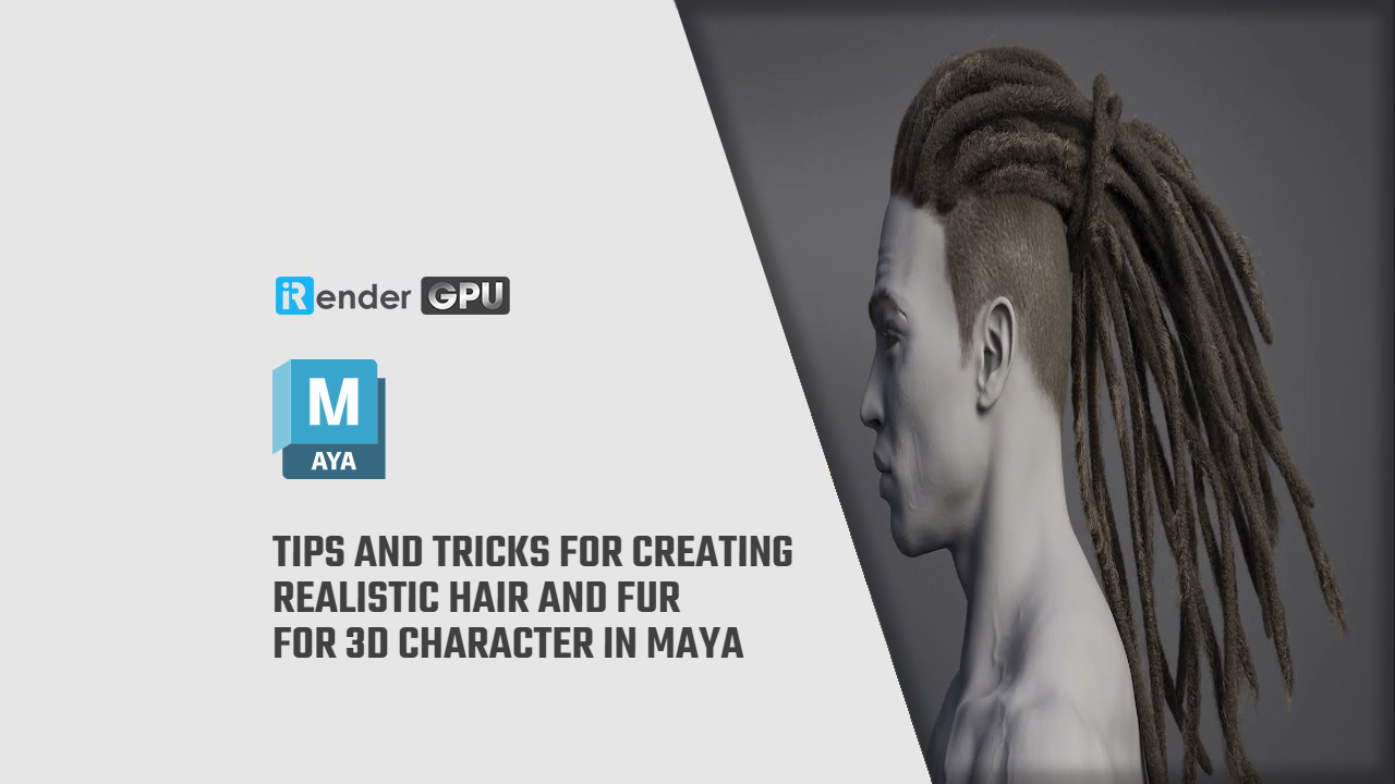 Tips and Tricks for creating realistic hair and fur for 3D characters in Maya