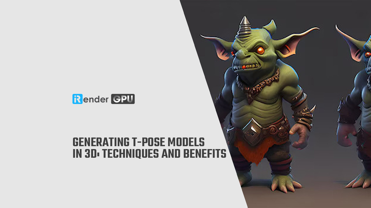 Generating T-Pose Models in 3D: Techniques and Benefits | iRender