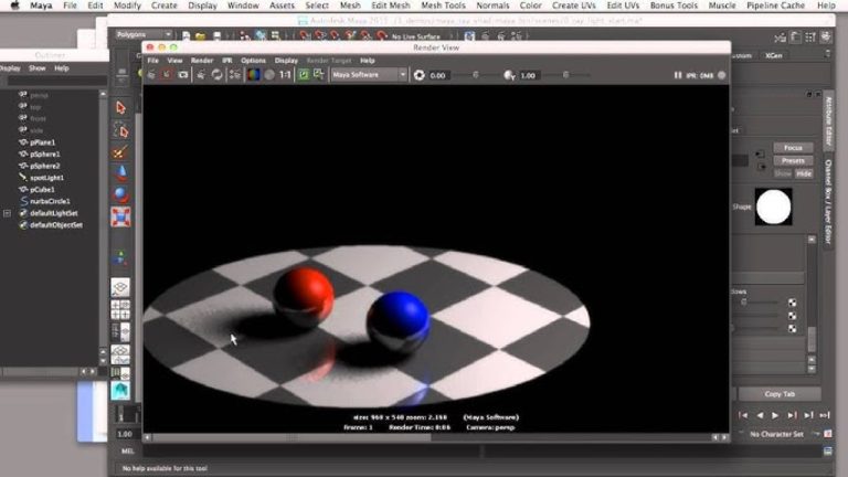 Overview of Shadows in Maya | Maya Render Farm