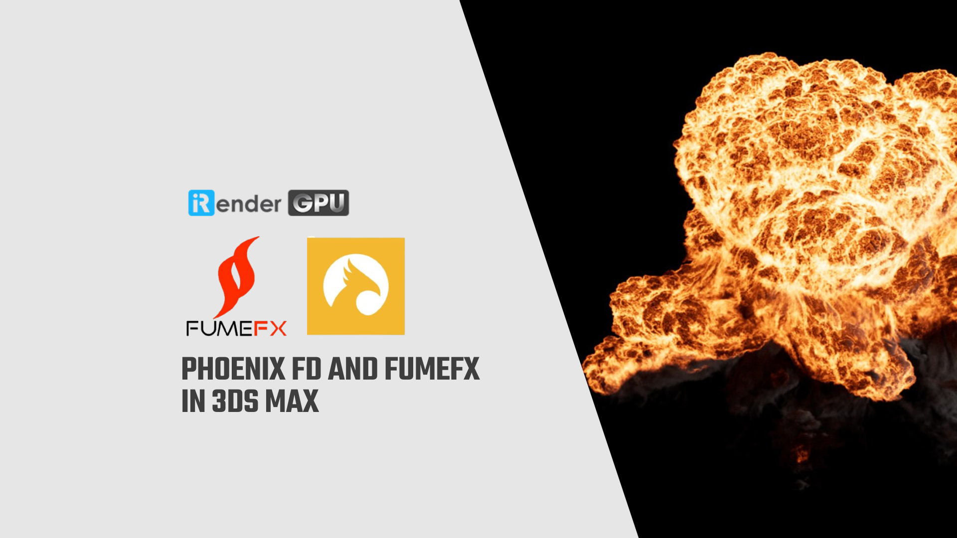 Phoenix FD and FumeFX in 3ds Max | iRender Cloud Rendering