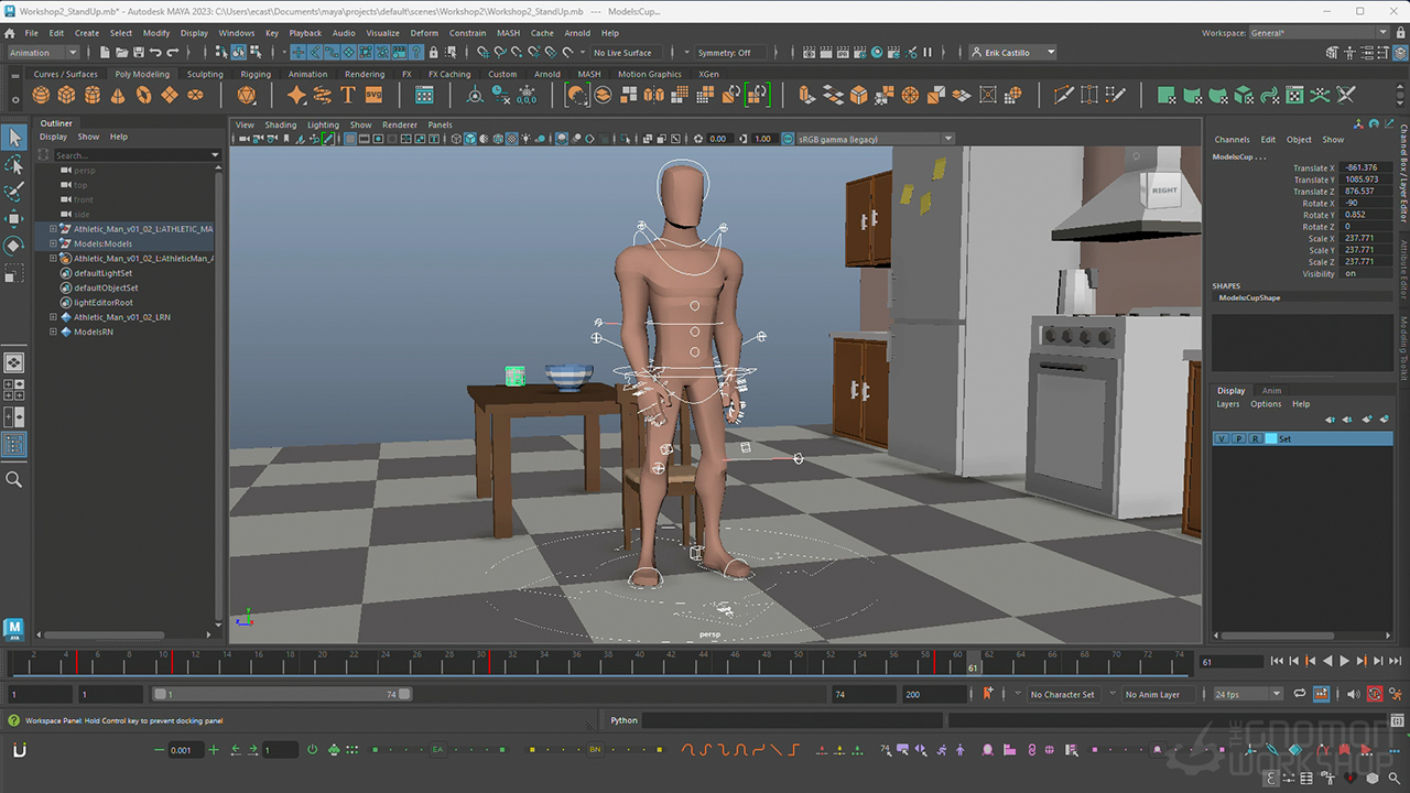 Understanding Body Mechanics in Maya for Animators | iRender Cloud ... Understanding Body Mechanics in Maya for Animators | iRender Cloud ...