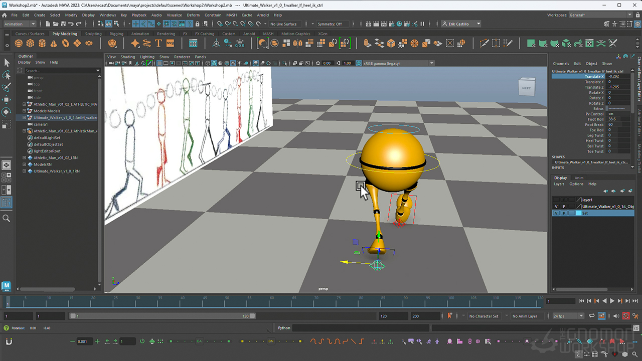 Understanding Body Mechanics in Maya for Animators | iRender Cloud ... Understanding Body Mechanics in Maya for Animators | iRender Cloud ...