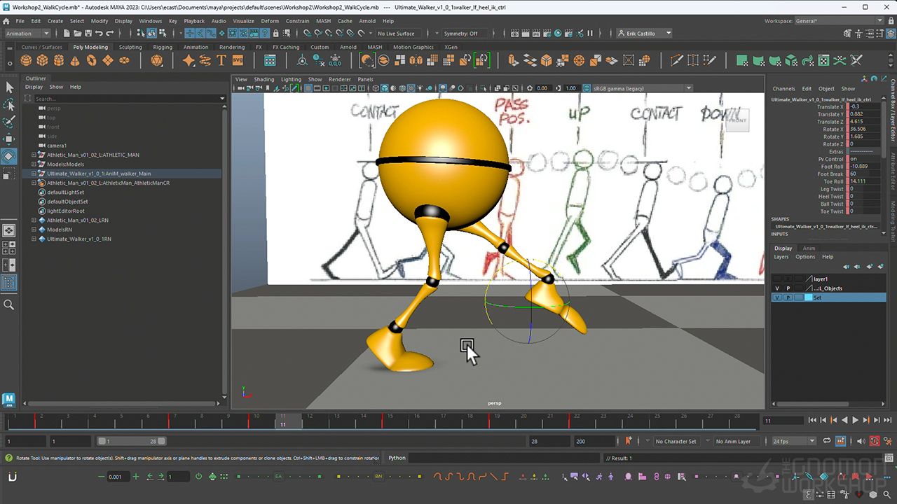 Understanding Body Mechanics in Maya for Animators | iRender Cloud ... Understanding Body Mechanics in Maya for Animators | iRender Cloud ...