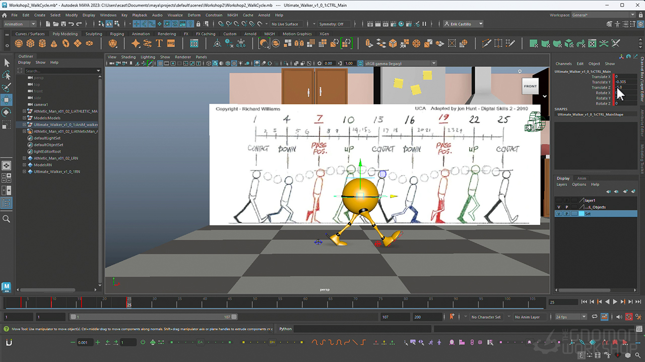 Understanding Body Mechanics in Maya for Animators | iRender Cloud ... Understanding Body Mechanics in Maya for Animators | iRender Cloud ...