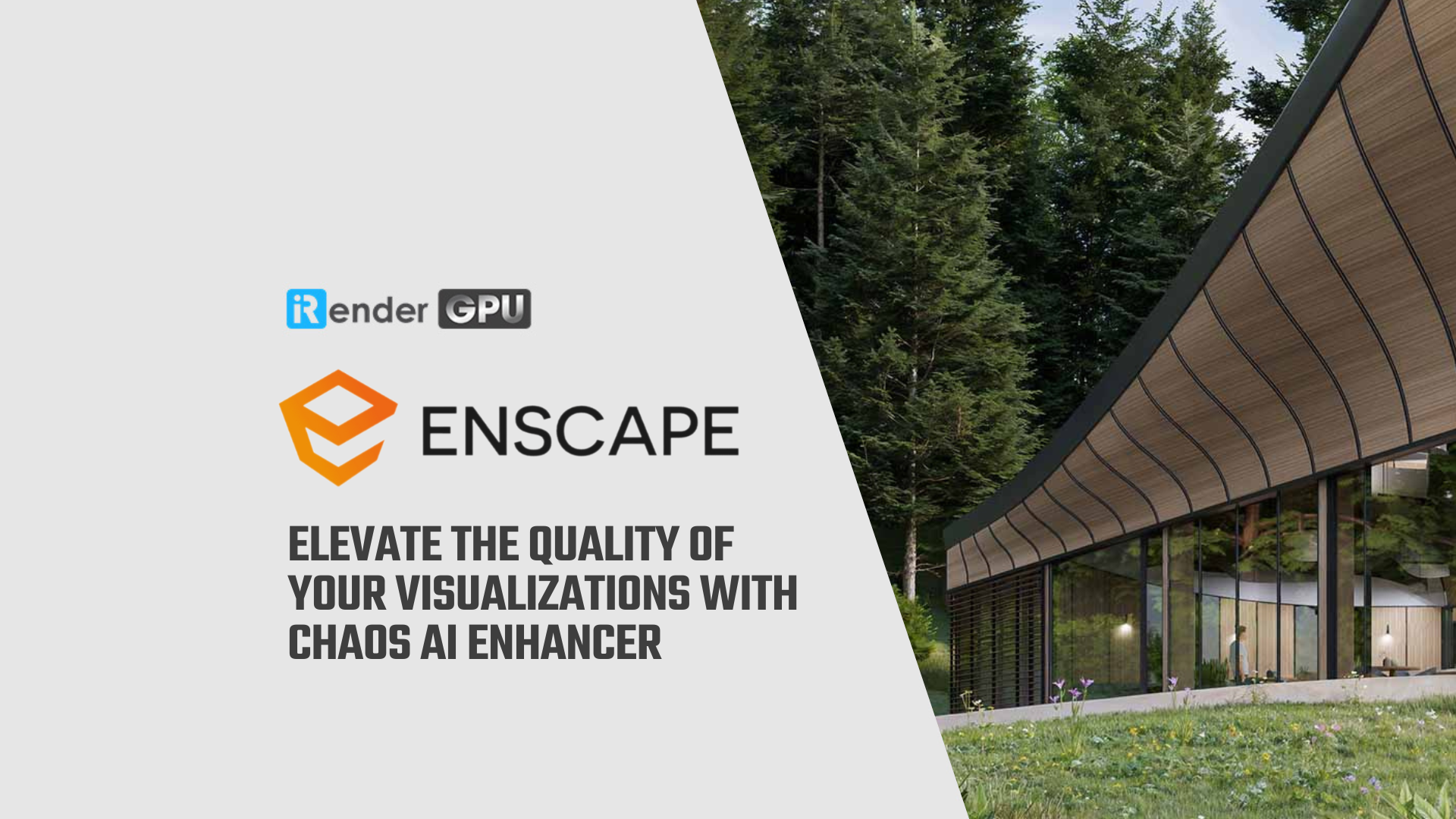 Elevate the quality of your visualizations with Chaos AI Enhancer