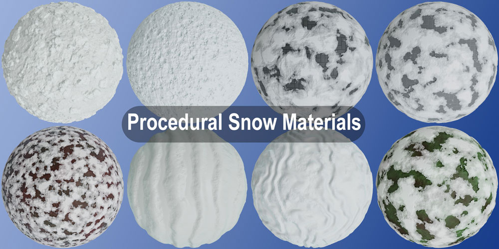 Creating Procedural Snow Materials in Blender | Blender Render farm