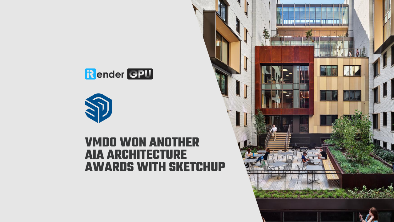 VMDO won the another AIA Architecture award with SketchUp
