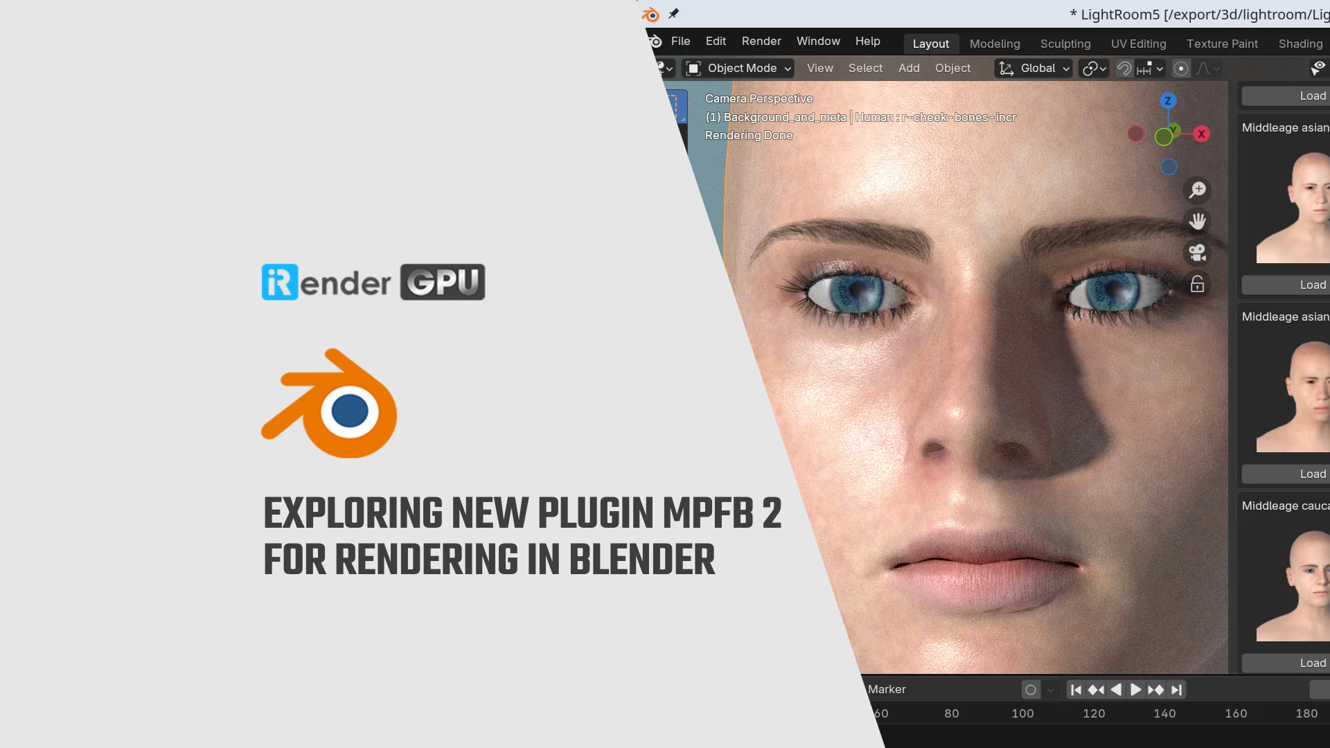Exploring New Plugin Mpfb 2 For Rendering In Blender Irender Farm