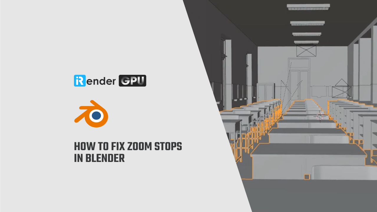 How to fix Zoom Stops in Blender | Blender Render farm