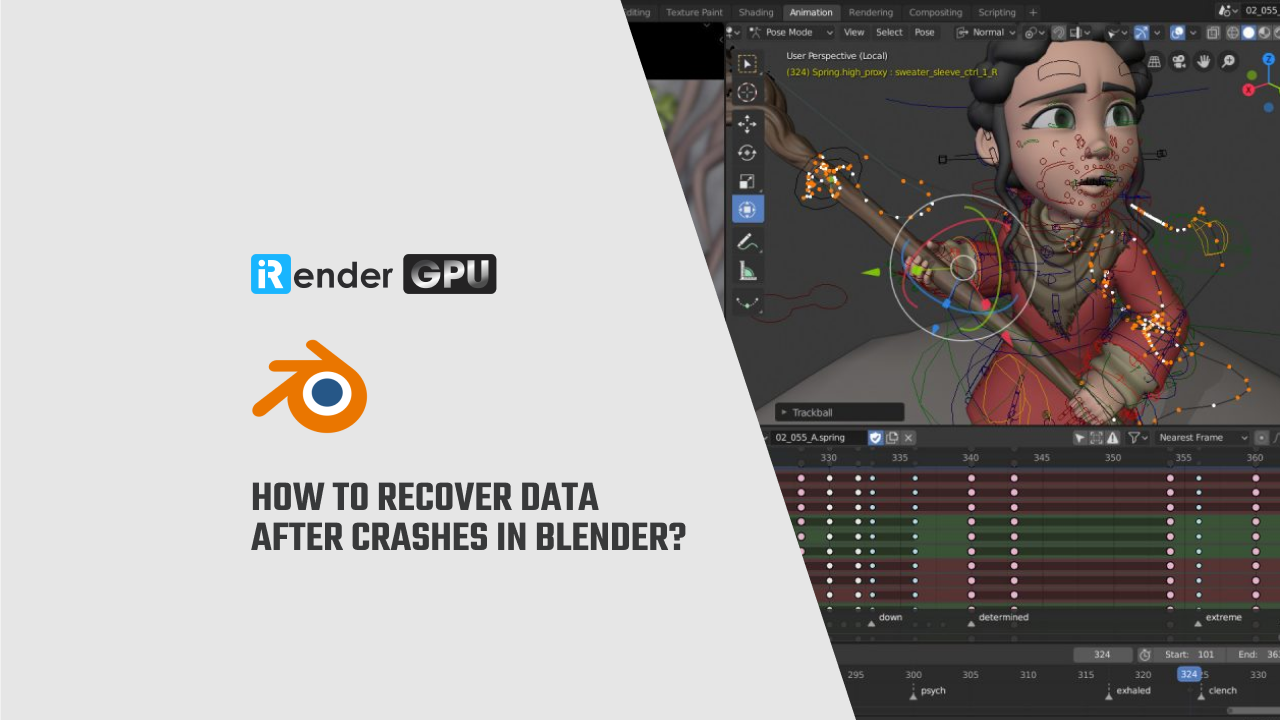 How to recover data after crashes in Blender? | Blender Render farm