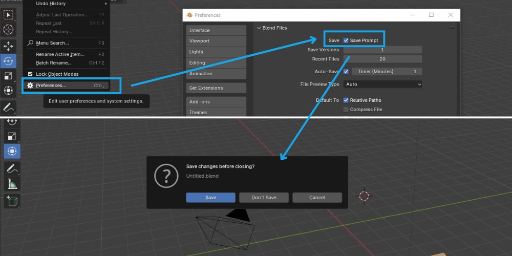 How to recover data after crashes in Blender? | Blender Render farm