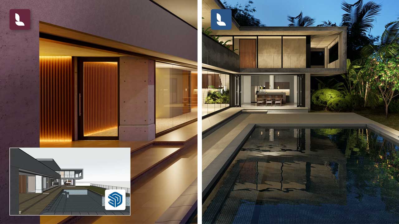 Lumion for SketchUp: Transforming 3D Models into Attractive Visuals