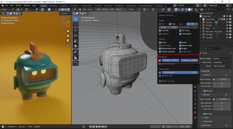 Easy Ways to Create Wireframe Renders in Blender (2025) | Blender Render farm