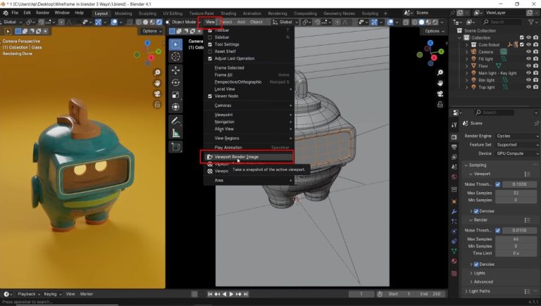 Easy Ways to Create Wireframe Renders in Blender (2025) | Blender ...