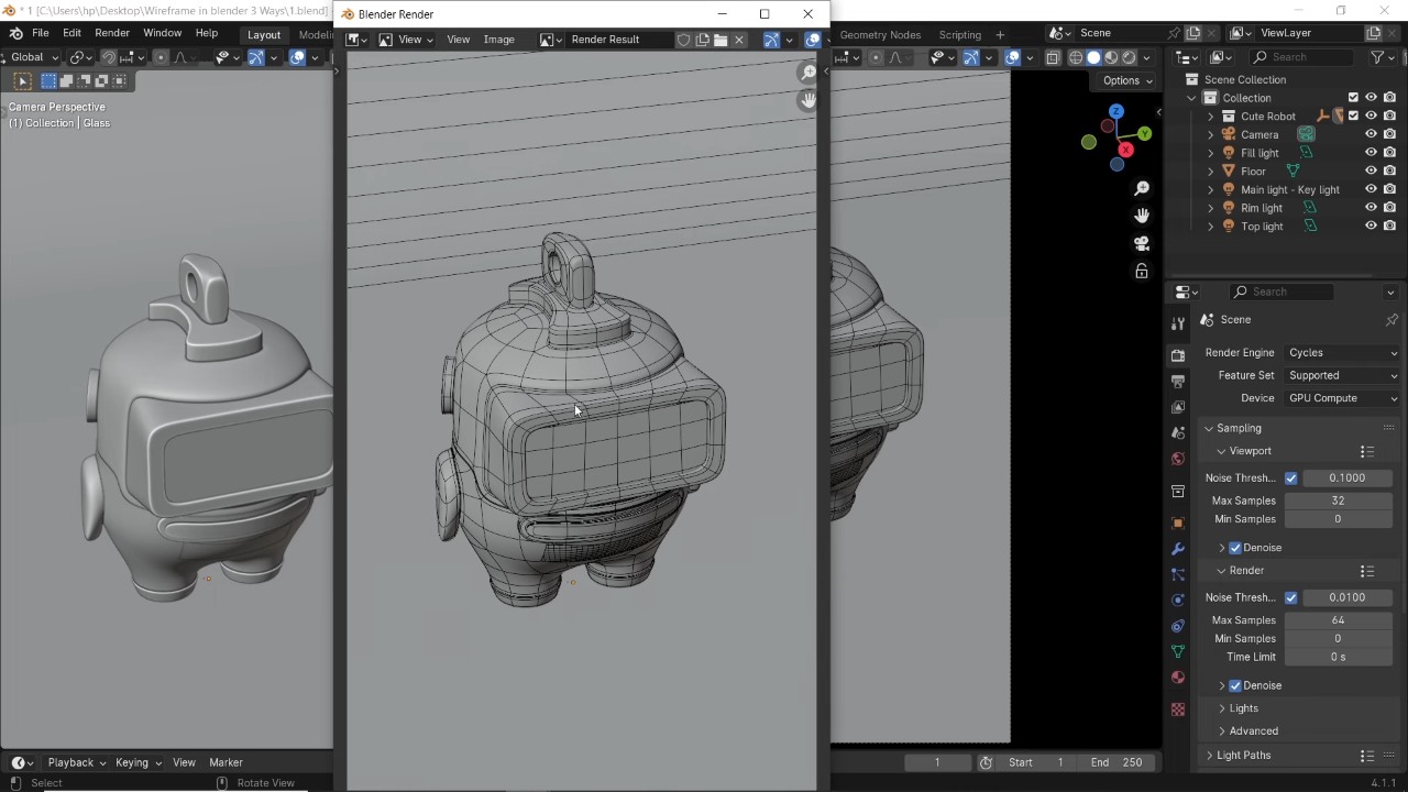 Easy Ways To Create Wireframe Renders In Blender 2025 Blender Render Farm