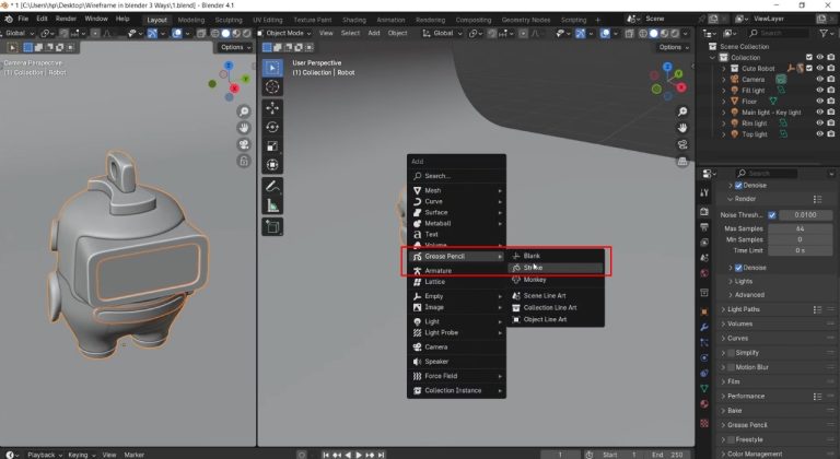 Easy Ways to Create Wireframe Renders in Blender (2025) | Blender Render farm