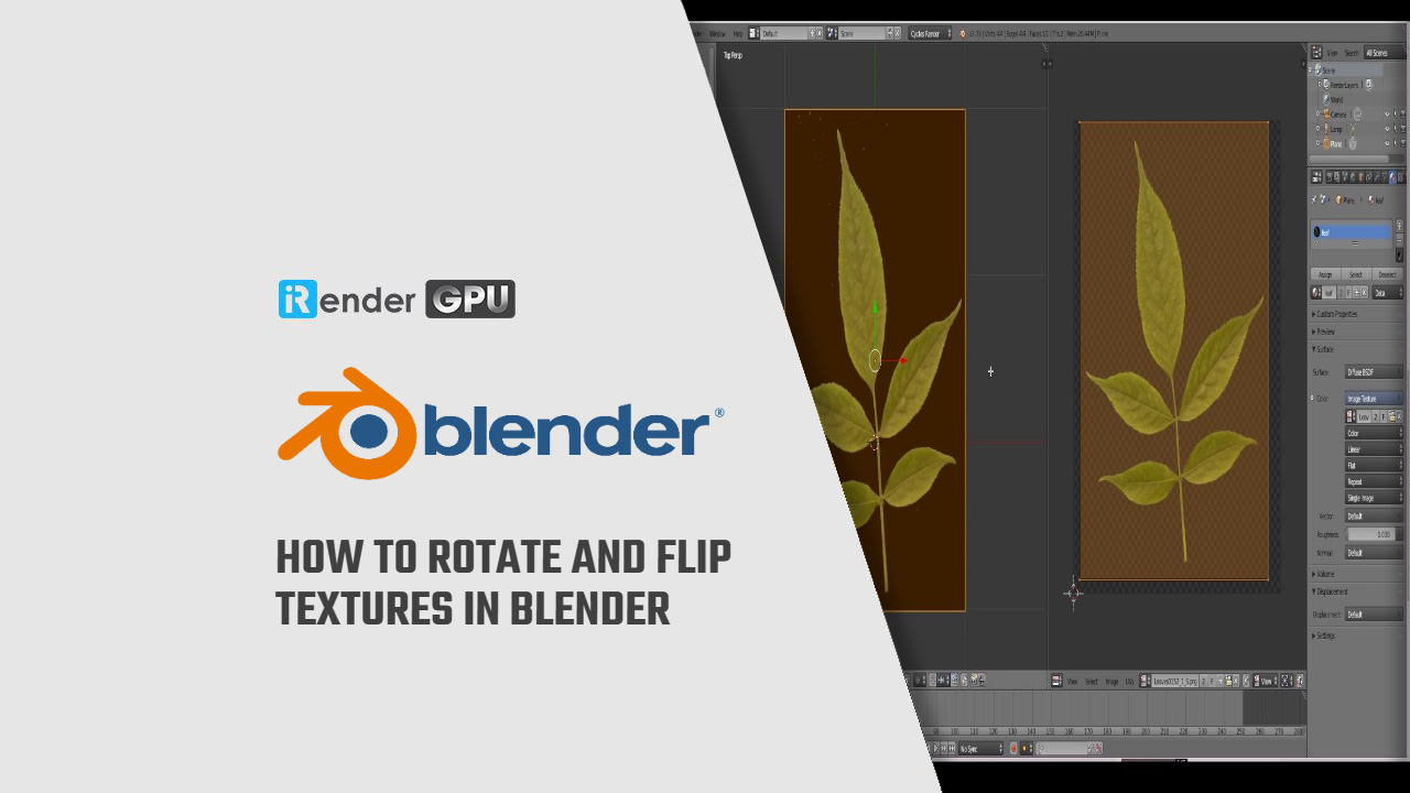 How to rotate and flip textures in Blender | Blender Render farm