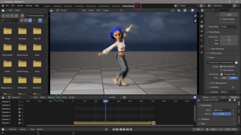 How to convert an Image Sequence into a Video File in Blender? | Blender Render farm
